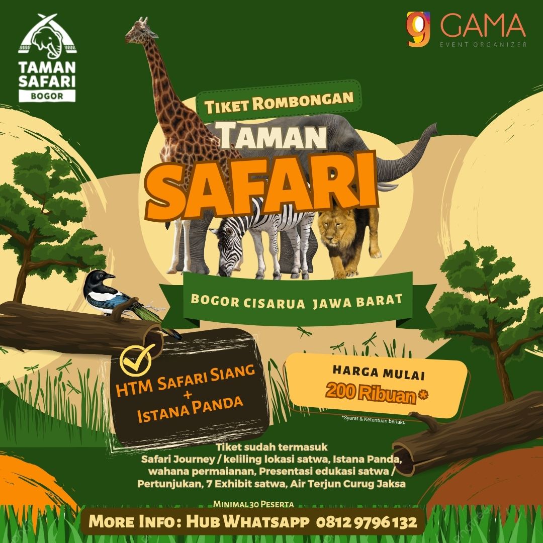 Promo Tiket Taman Safari Bogor November 2025 - Tiket TSI 2025